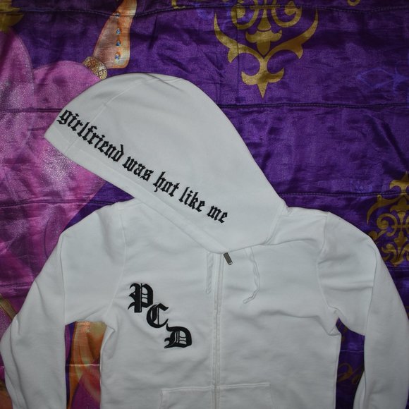 Tops Pcd Pussycat Dolls Hoodie Dont Cha Wish Your White Hoodie Jacket Size Medium M Poshmark